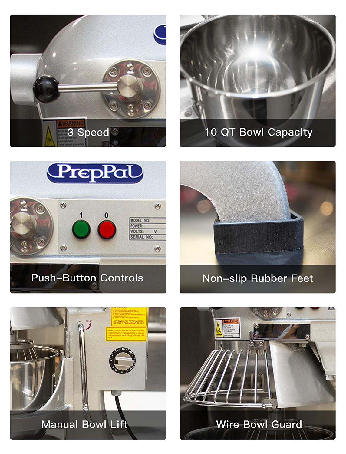 Preppal Heavy Duty Commercial Planetary Mixer Review - Make Bread At Home